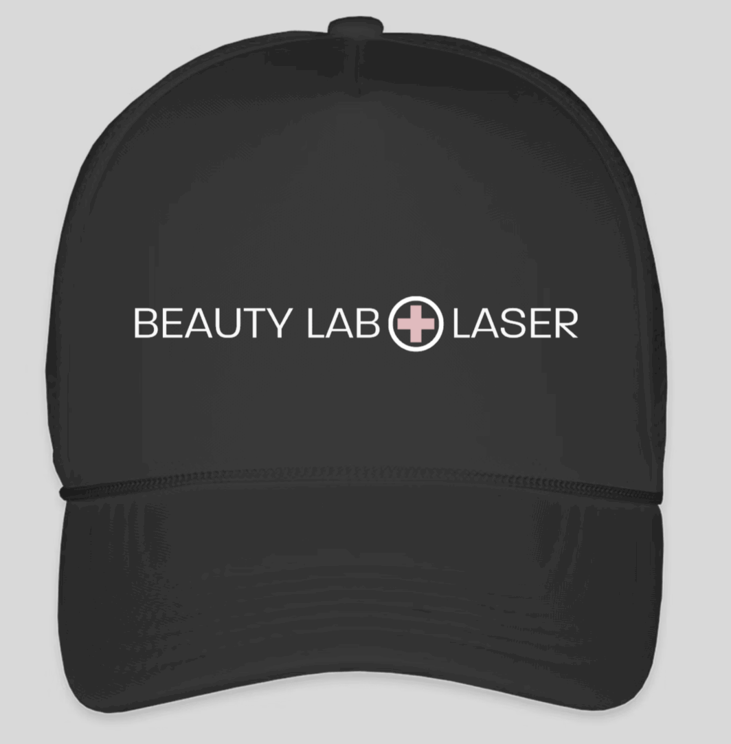 Trucker Hat: Black With Logo | Beauty Lab + Laser